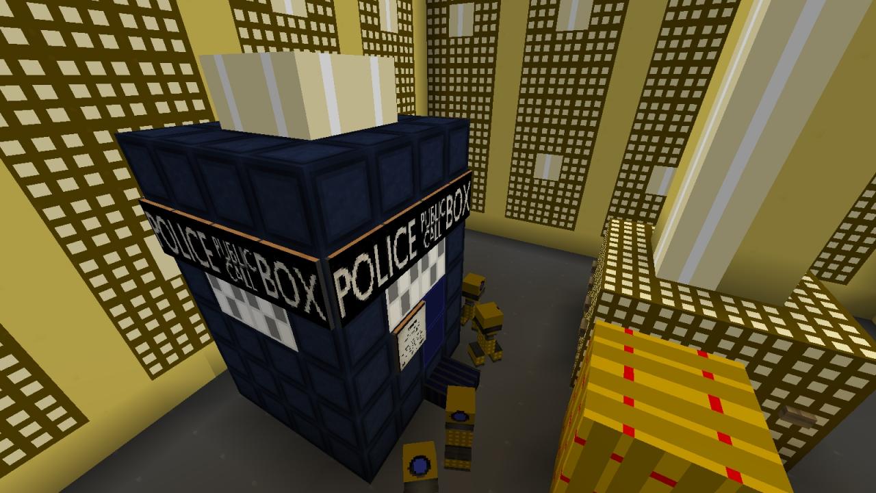 doctor who tardis textures Minecraft Texture Pack