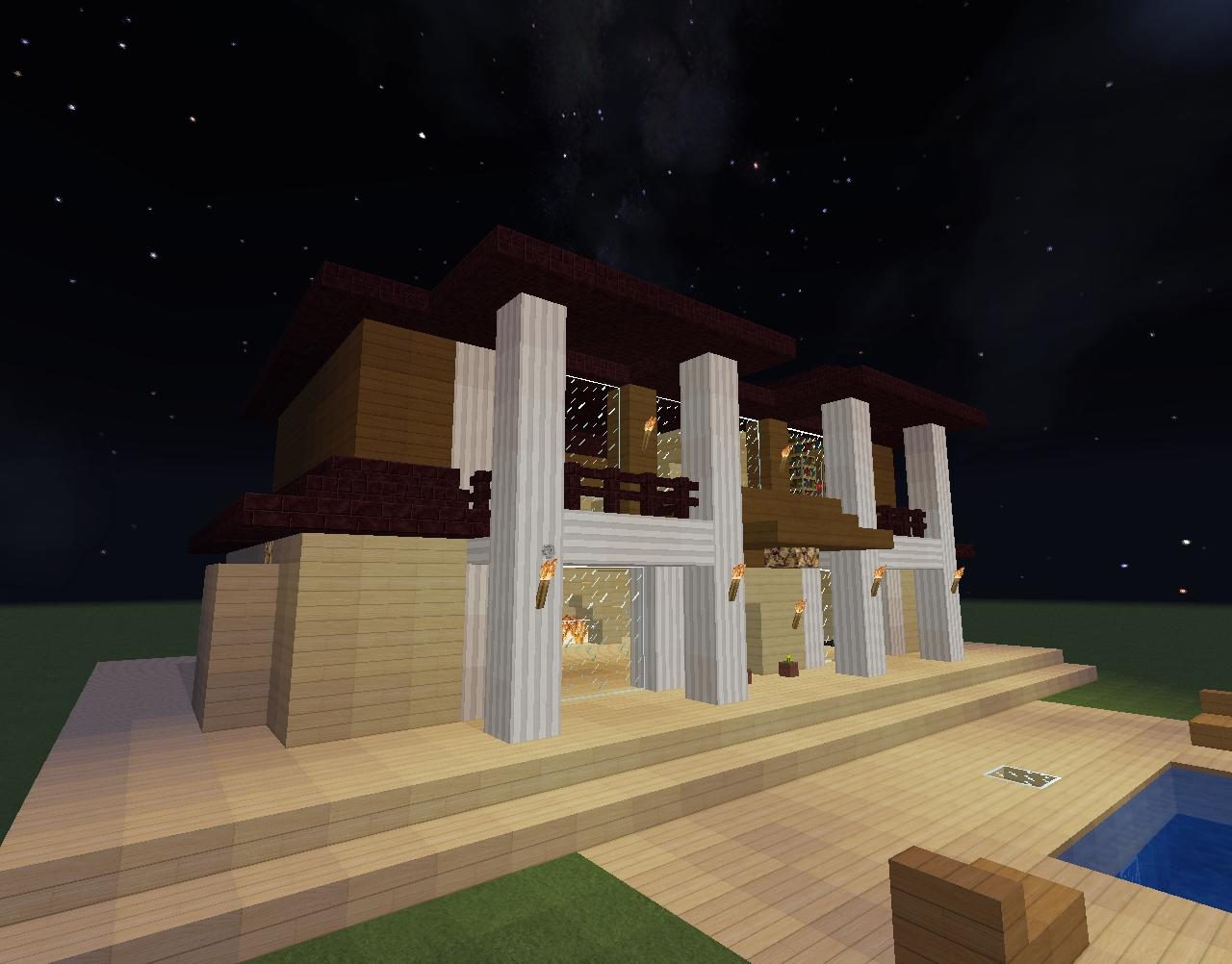 Modern Malibu House Minecraft Map