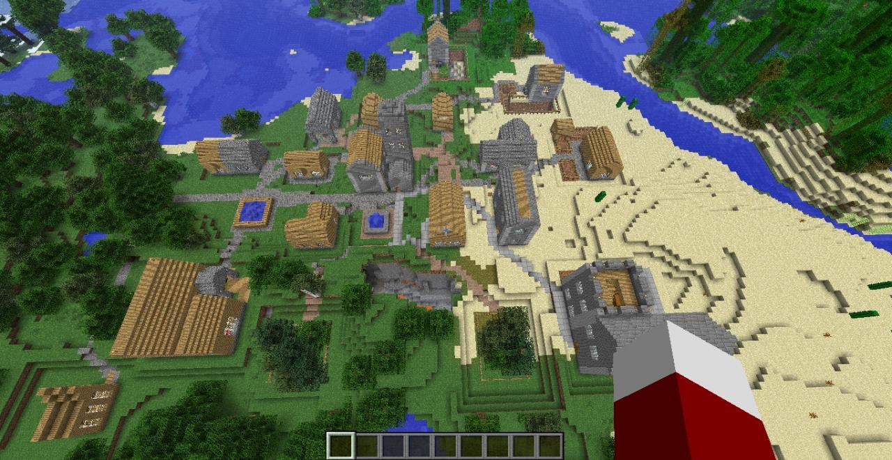 Small Village Minecraft Map