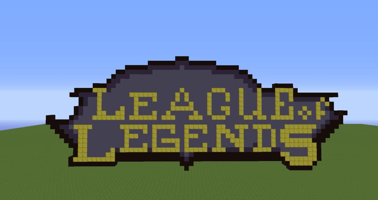 League Of Legends Icon in minecraft! Minecraft Map