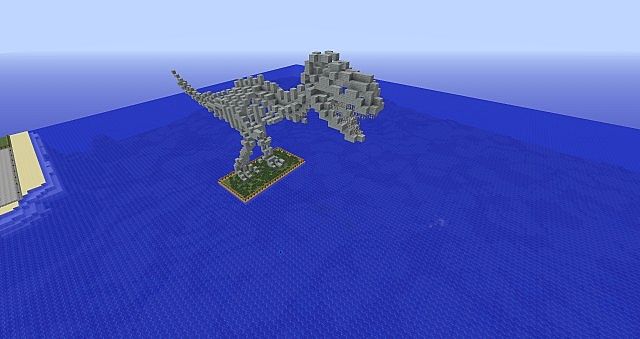 Tyrannosaurus Rex (T-Rex) Minecraft Map