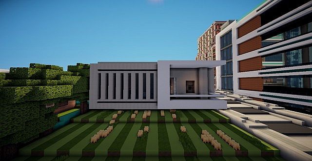 Modern ROW houses Minecraft Map