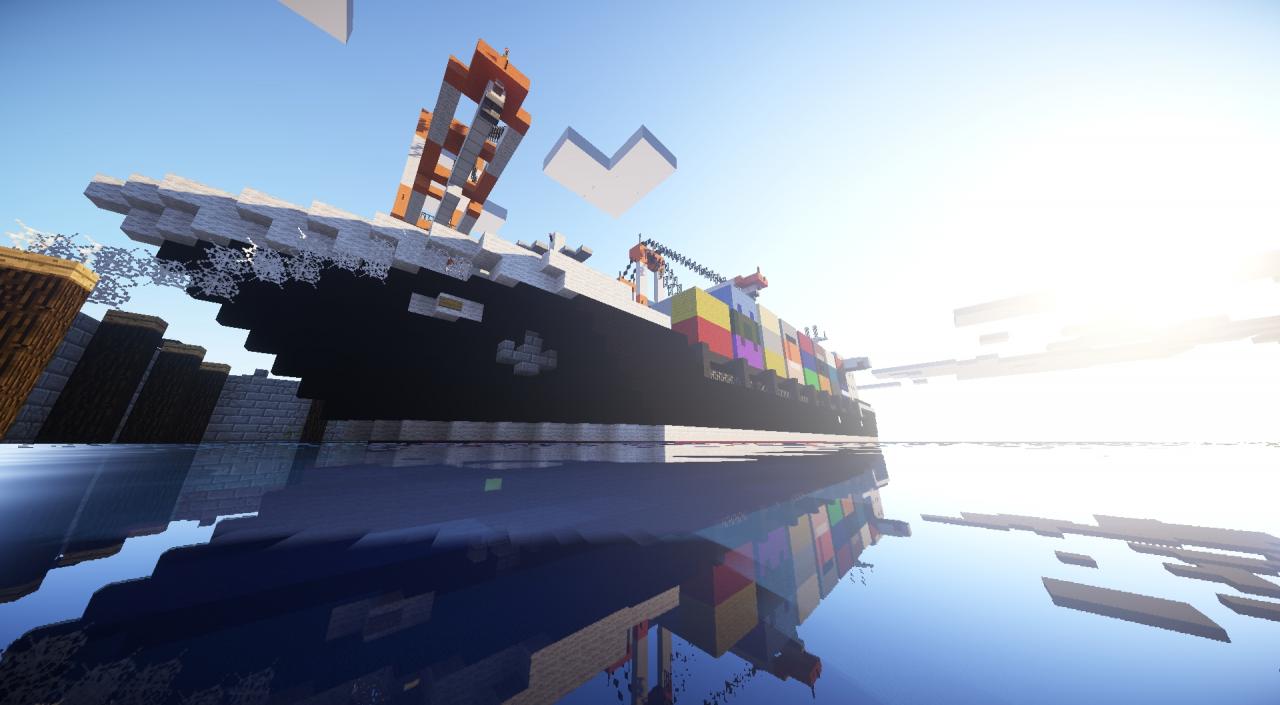 Minecraft Borealis (Container ship) Minecraft Map