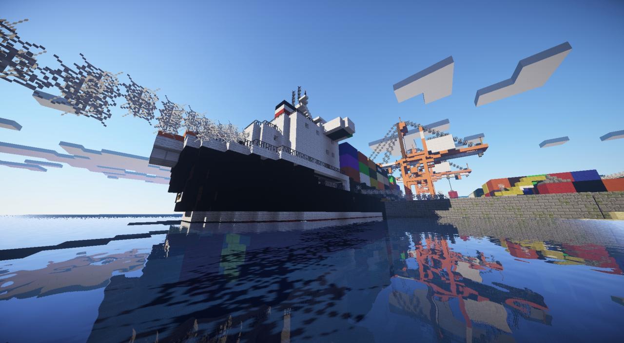 Minecraft Borealis (Container ship) Minecraft Map