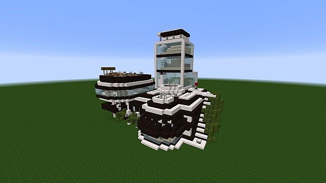 Modern library Minecraft Map