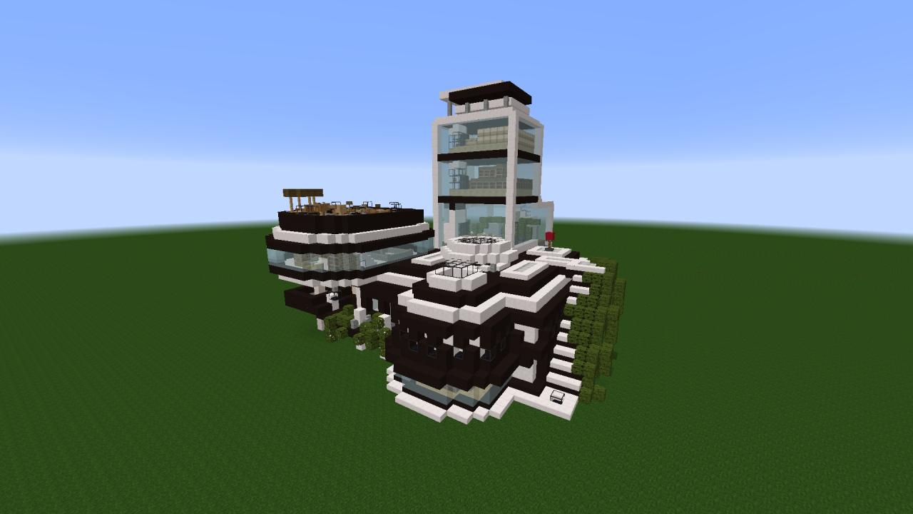 Modern library Minecraft Map