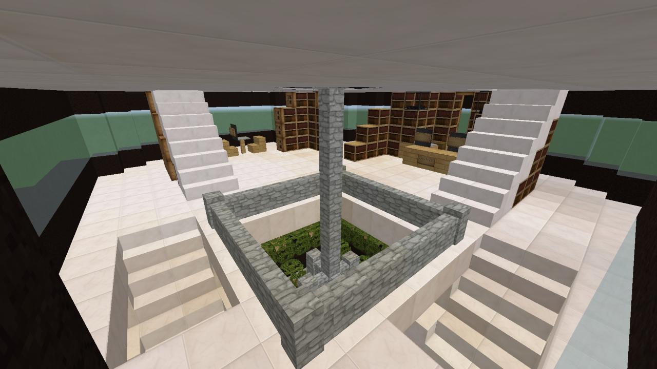 Modern library Minecraft Map