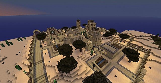 BloodVale - MineVentures Server Town (+ Sandy Shores port) Minecraft Map