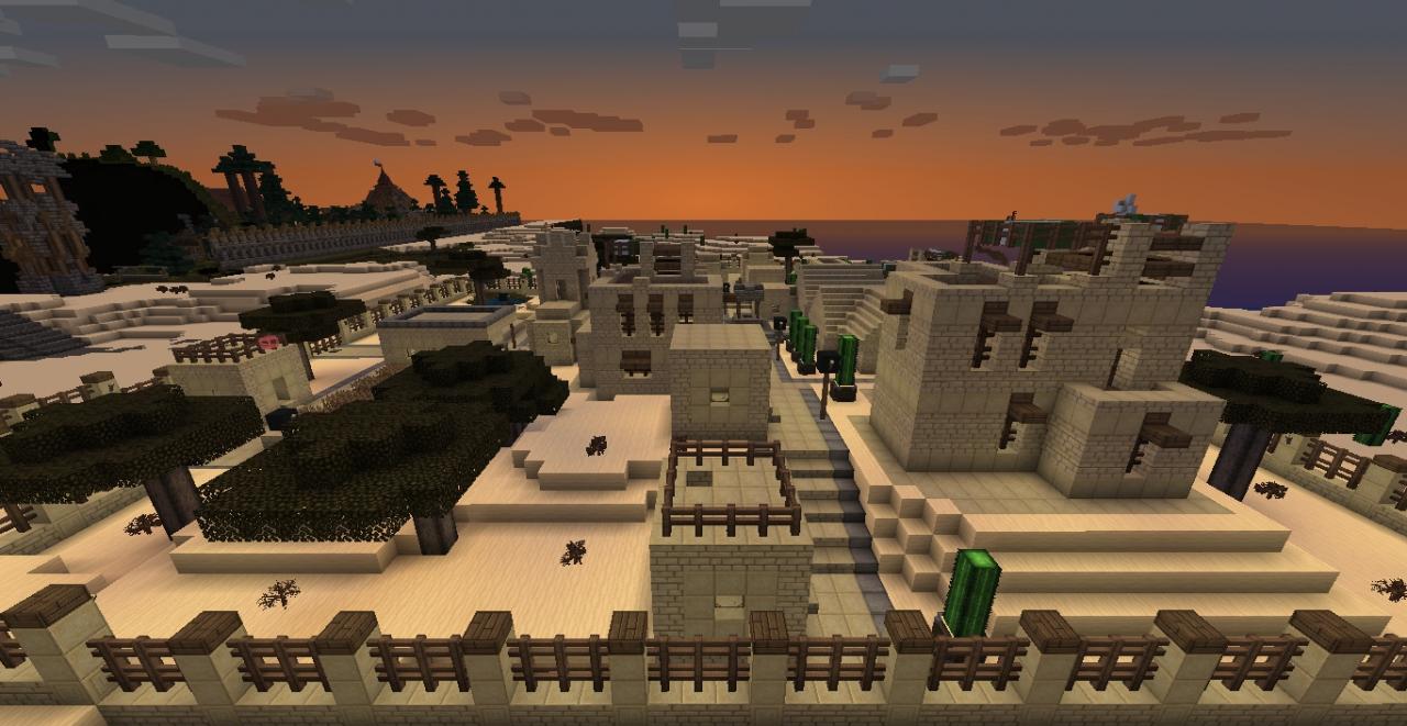 BloodVale - MineVentures Server Town (+ Sandy Shores port) Minecraft Map