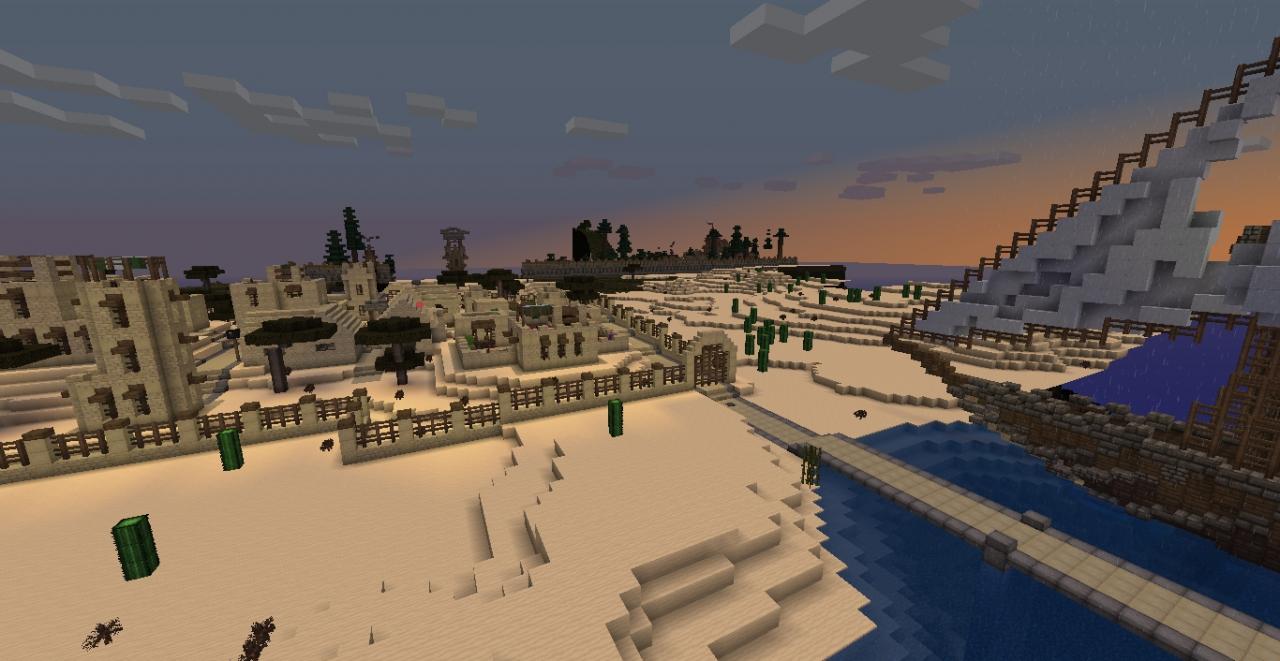 BloodVale - MineVentures Server Town (+ Sandy Shores port) Minecraft Map
