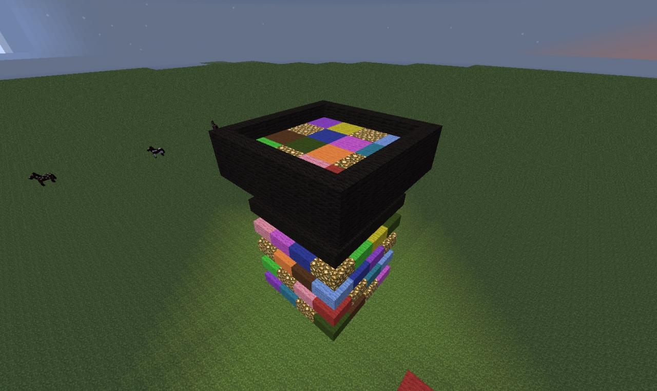 MOVING DISCO FLOOR! (snapshot 14w03a) Minecraft Map