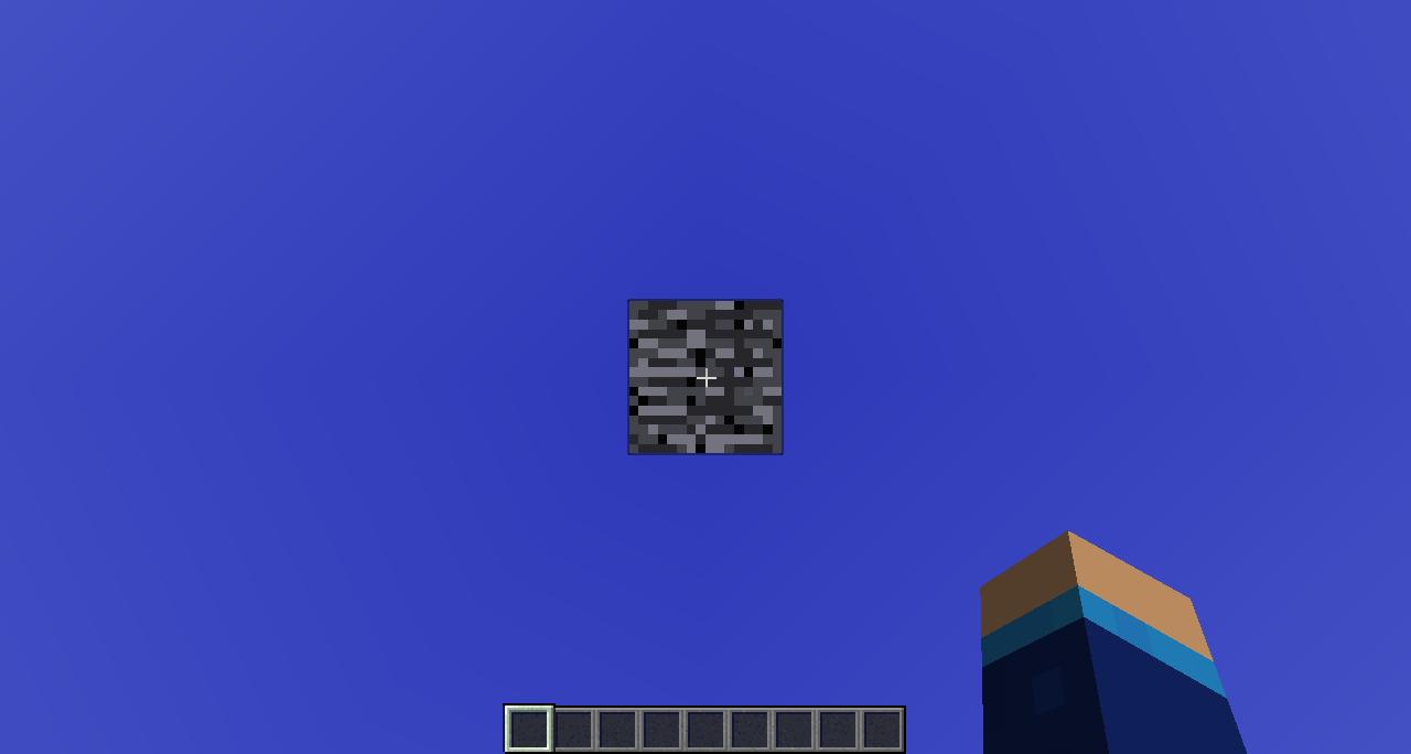 Void World. Spawn on bedrock! Minecraft Map