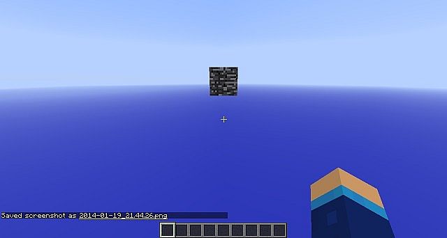 Void World. Spawn on bedrock! Minecraft Map