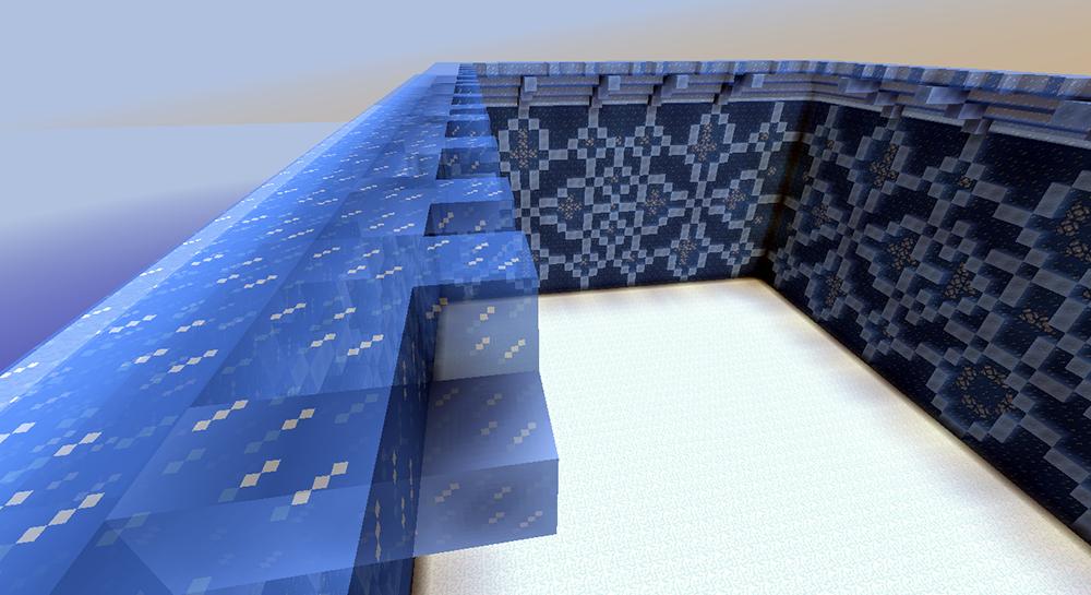 Frozen Arena - Snowball Fort Fight Minecraft Map