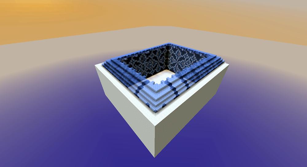 Frozen Arena - Snowball Fort Fight Minecraft Map