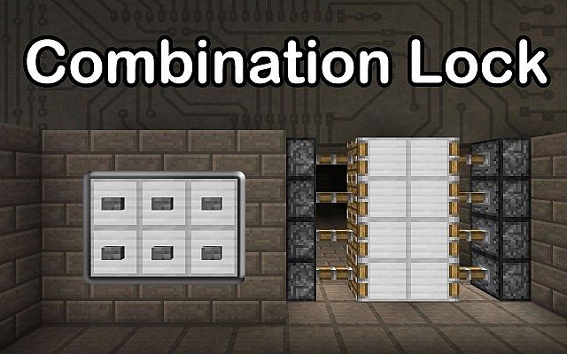 Minecraft Combination Lock - 1000 Subscribers Special (Compact, Secure, Extendable) Minecraft Map