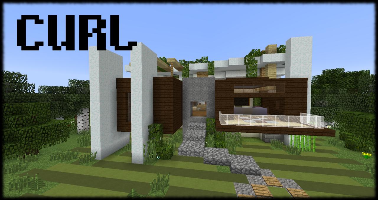 Curl - Modern House 2 Minecraft Map
