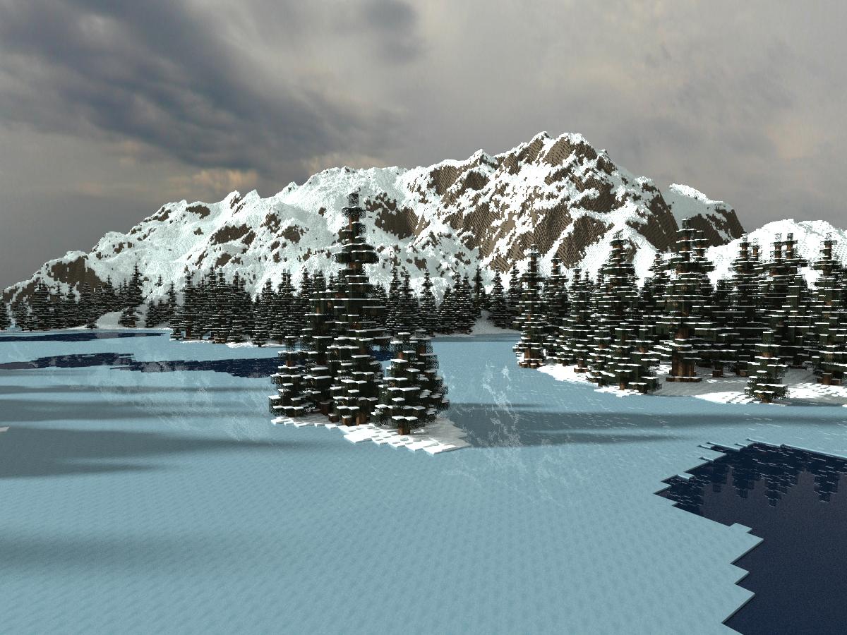 The Snowbound Island Minecraft Map