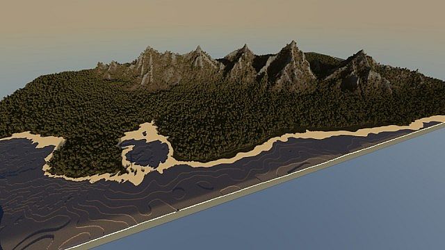 Forest mountains (very realistic) Minecraft Map