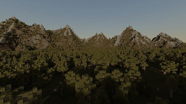 Forest mountains (very realistic) Minecraft Map