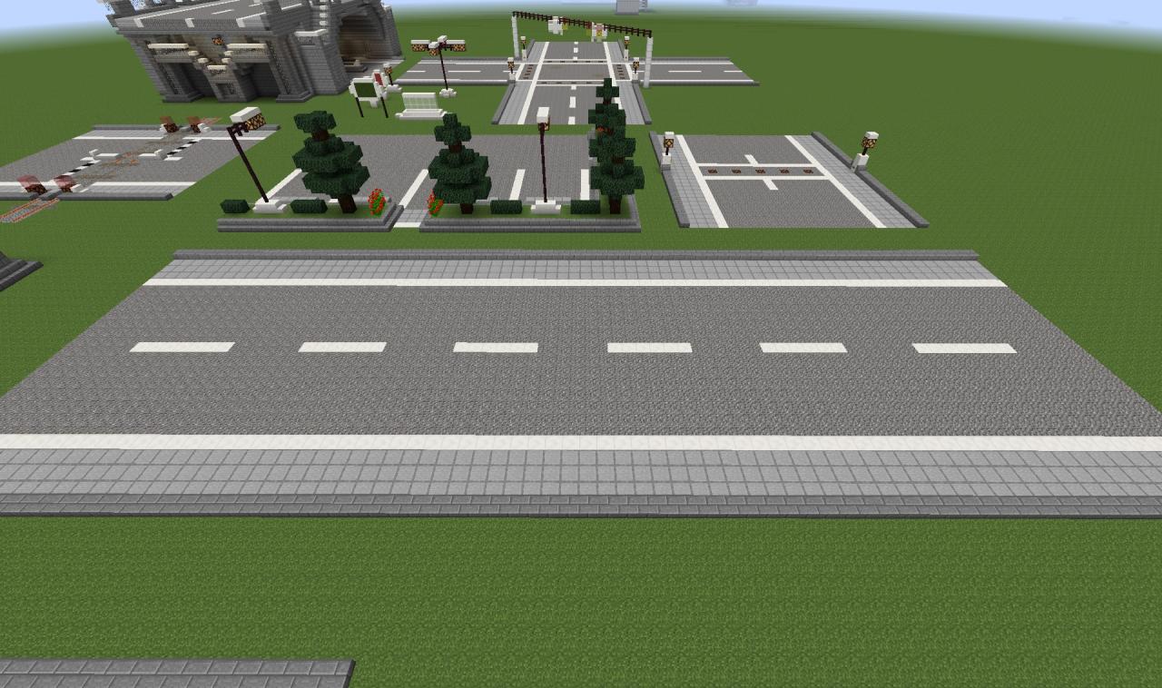 Modular Roadway Infrastructure Minecraft Map