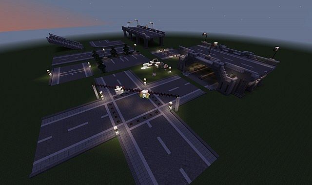 Modular Roadway Infrastructure Minecraft Map