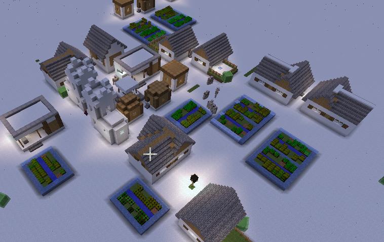 MCPE: Ice Village Minecraft Map