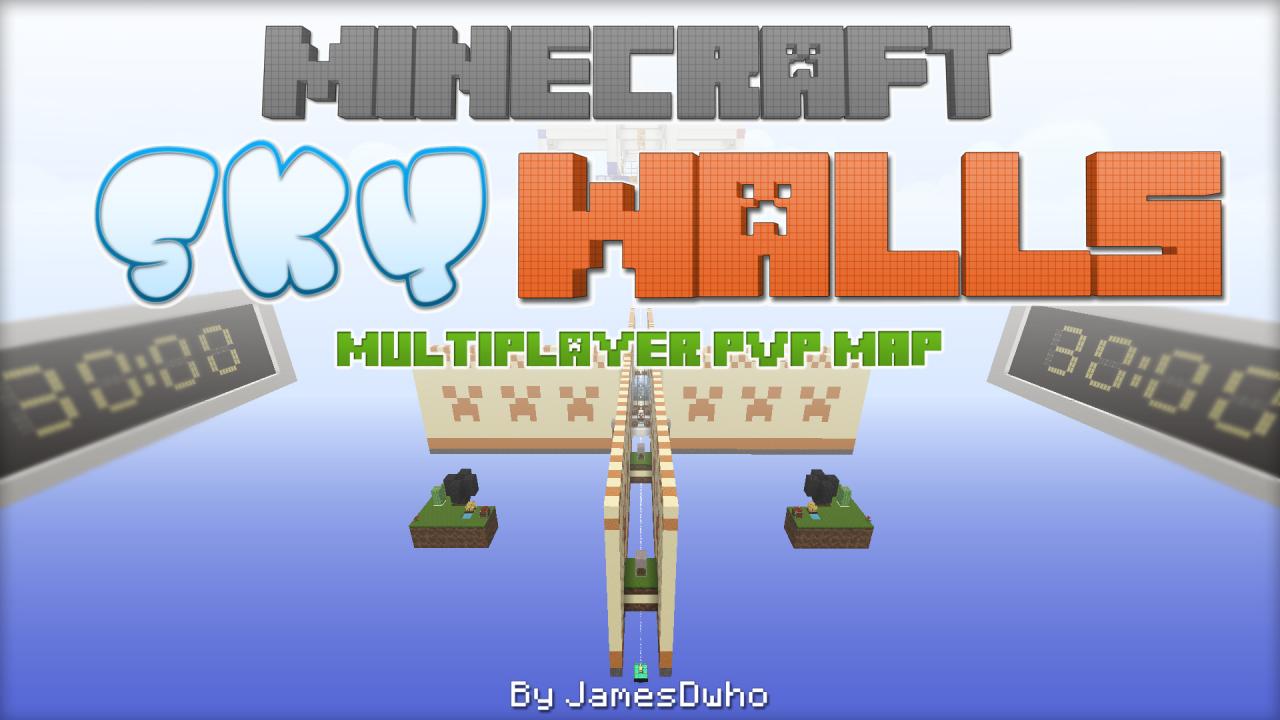 [MC 1.10] SkyWalls Multiplayer PVP Map (The Walls + SkyBlock PVP MiniGame) Minecraft Map