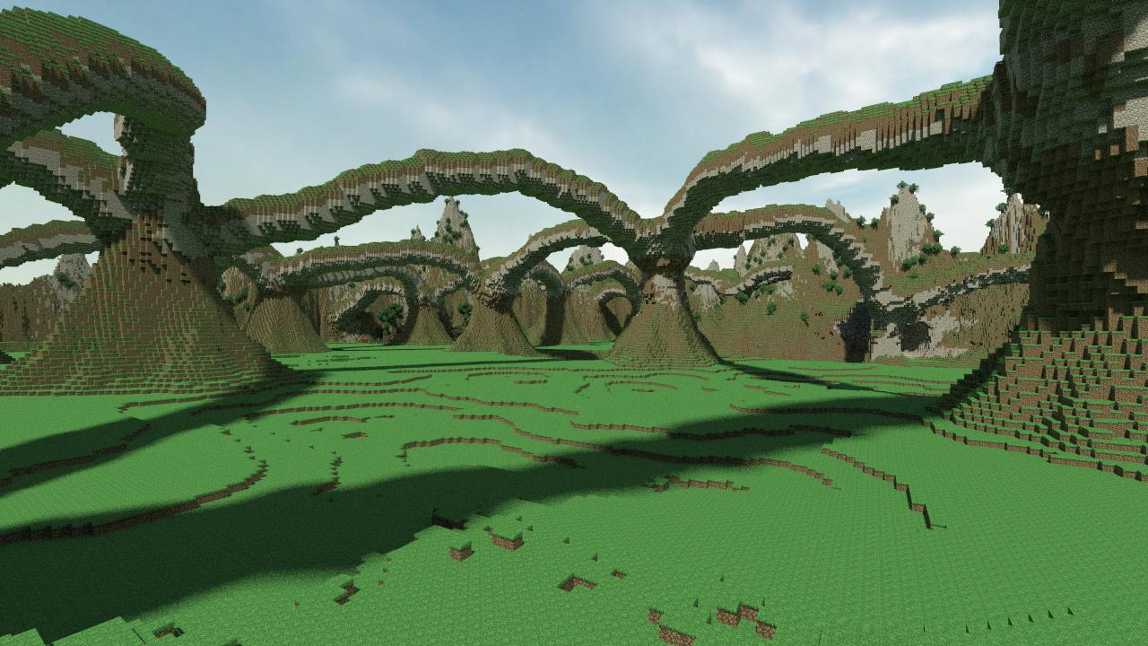 The Twisted Grove - A land of nature and ruin Minecraft Map