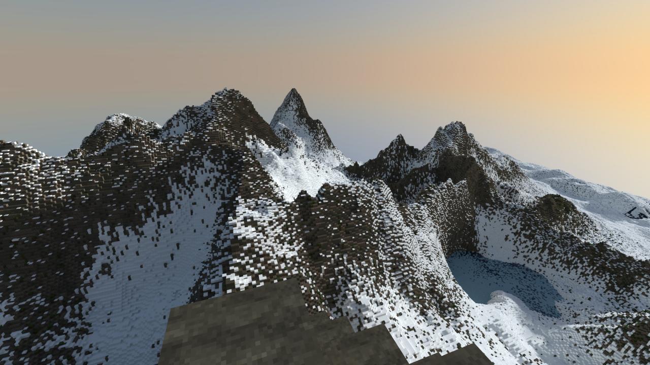 Extremely realistic mountains by poohcraft!! Minecraft Map