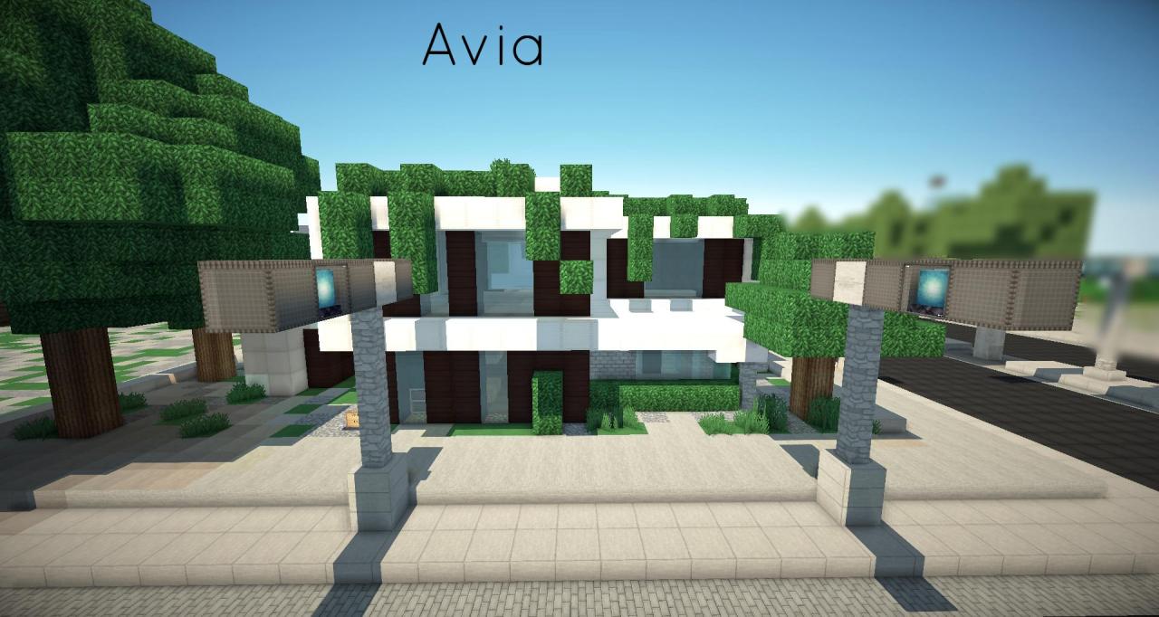 Avia - My first house on the WoA server Minecraft Map