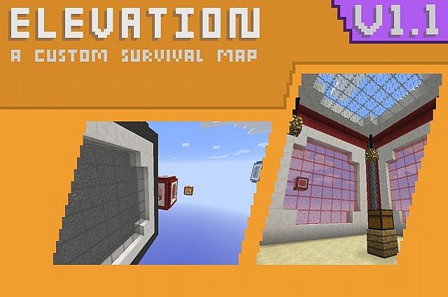 [V 1.1] Elevation-a custom survival map Minecraft Map
