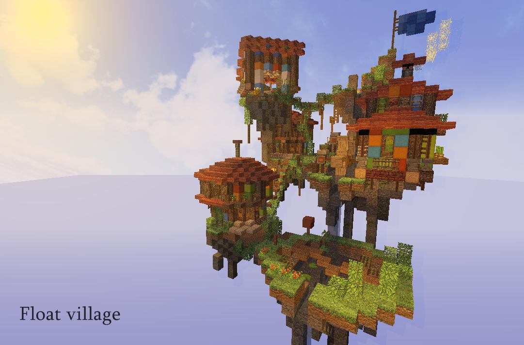 Float village Minecraft Map