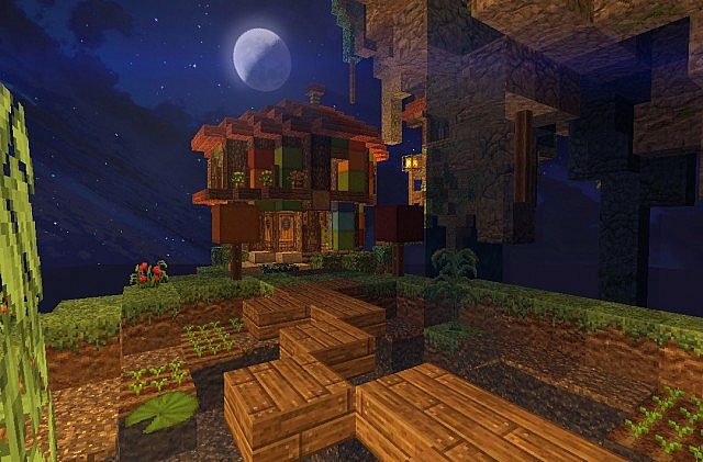 Float village Minecraft Map