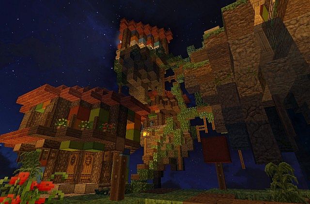 Float village Minecraft Map