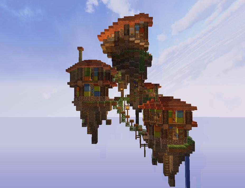 Float village Minecraft Map