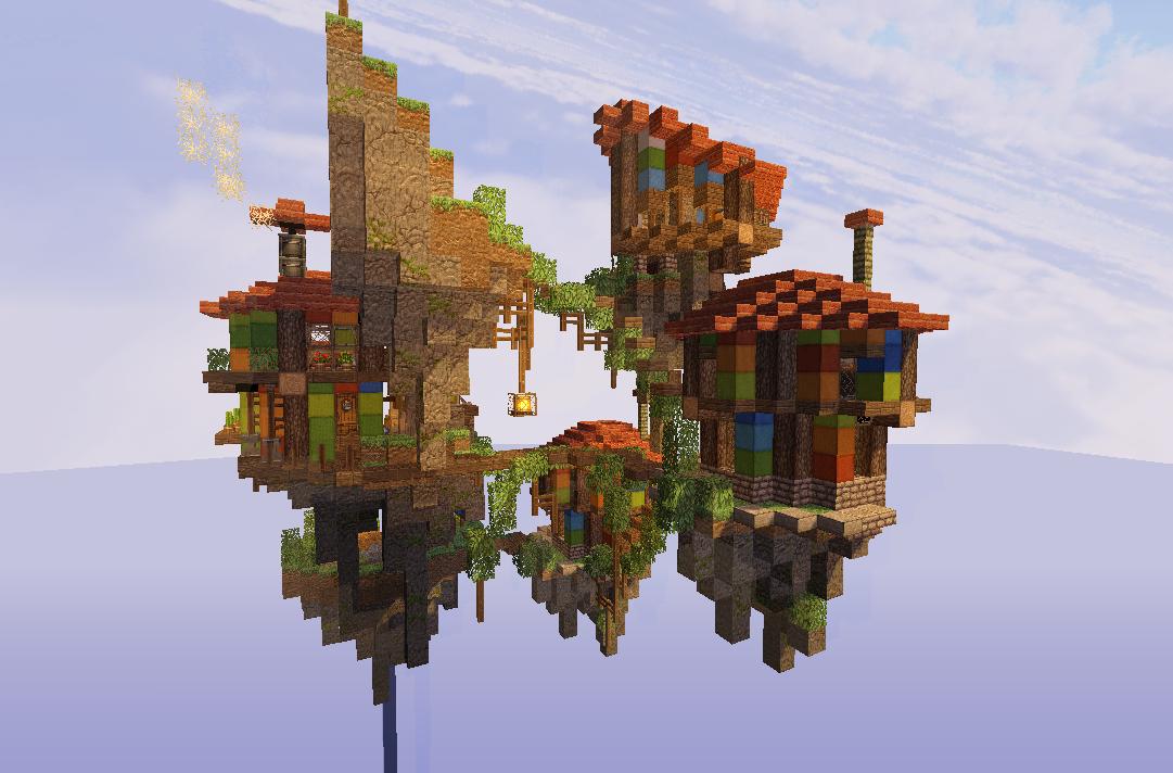 Float village Minecraft Map