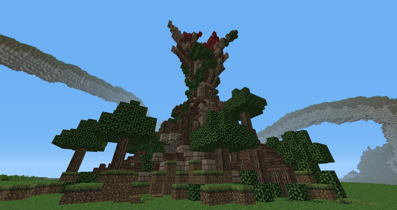 The Twisted Grove - A land of nature and ruin Minecraft Map