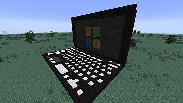 Microsoft windows computer Minecraft Map