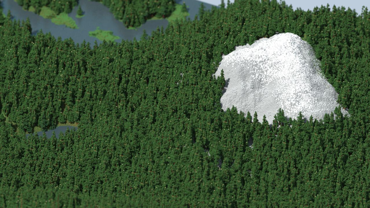 Massive Forested Island - made by nammerbom Minecraft Map