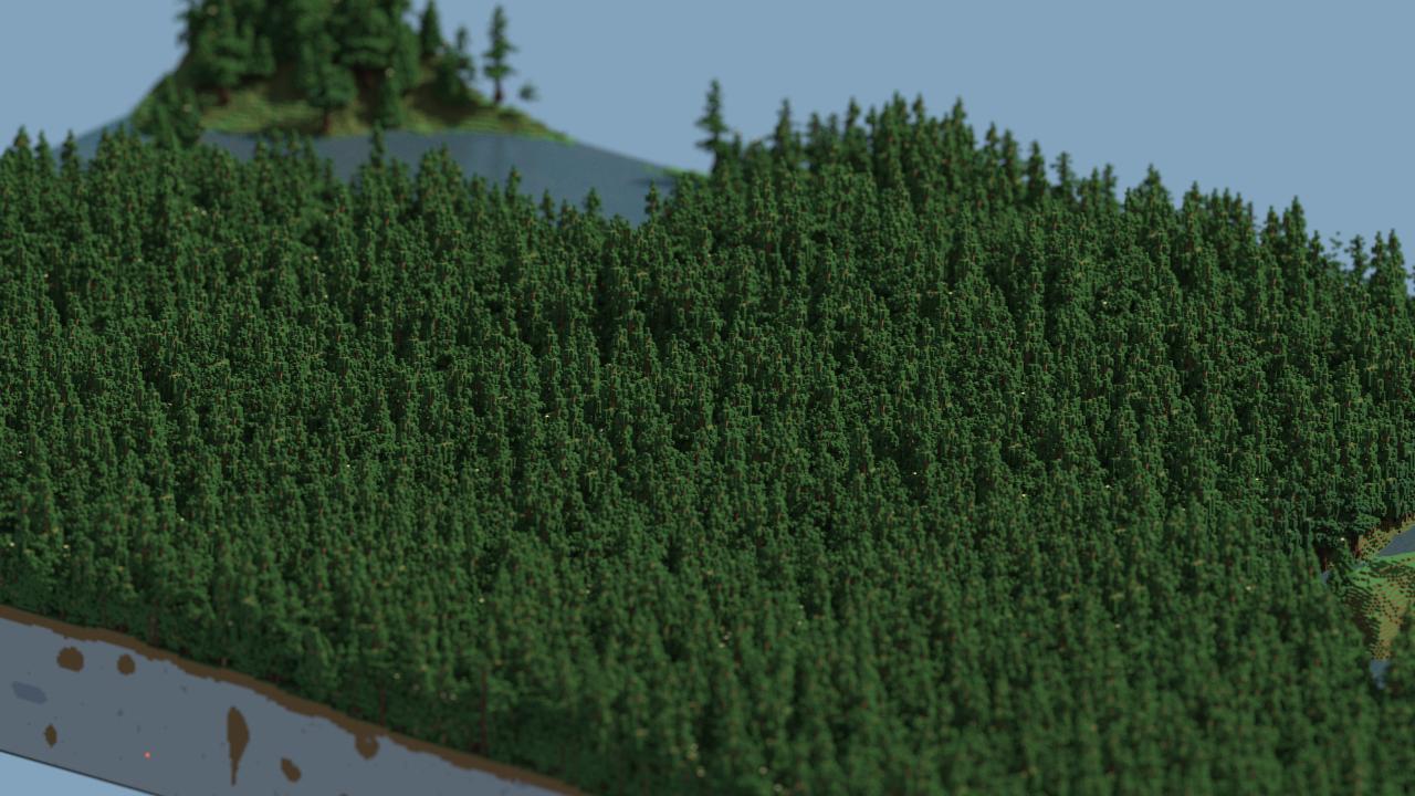 Massive Forested Island - made by nammerbom Minecraft Map