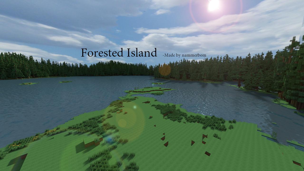 Massive Forested Island - made by nammerbom Minecraft Map