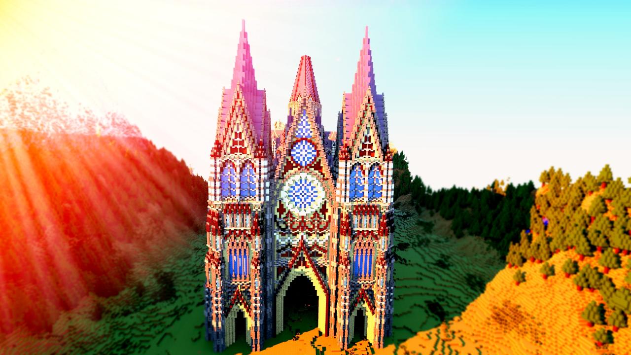 The Gate of Life (Cathedral by Freekm1234) Minecraft Map