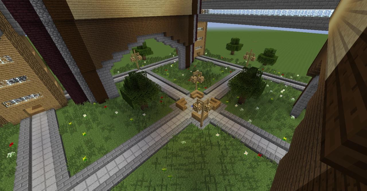 Courtyard Minecraft Map