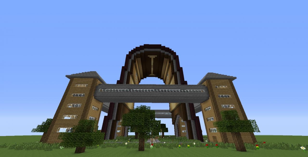 Courtyard Minecraft Map