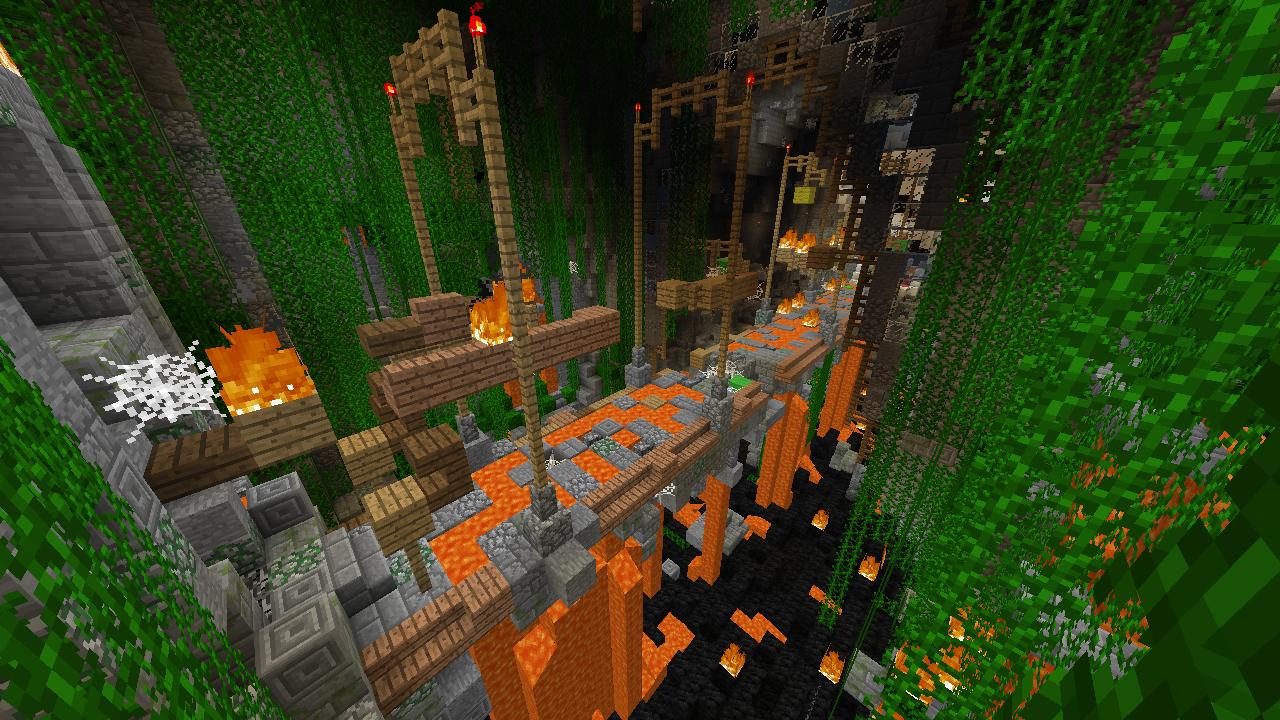 Temple Run Parkour Minecraft Map