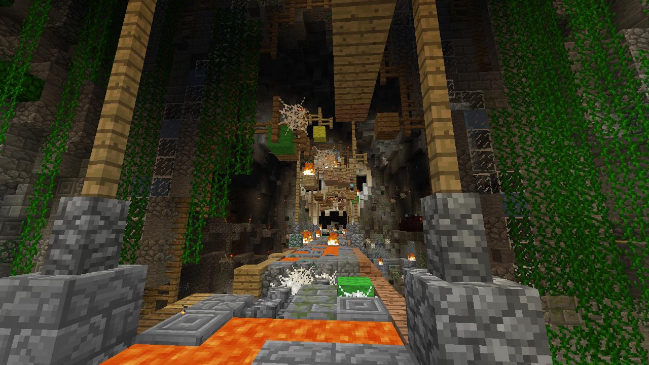 Temple Run Parkour Minecraft Map