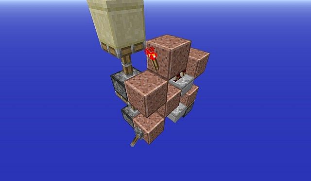 Most Compact Double Piston Extender Minecraft Map