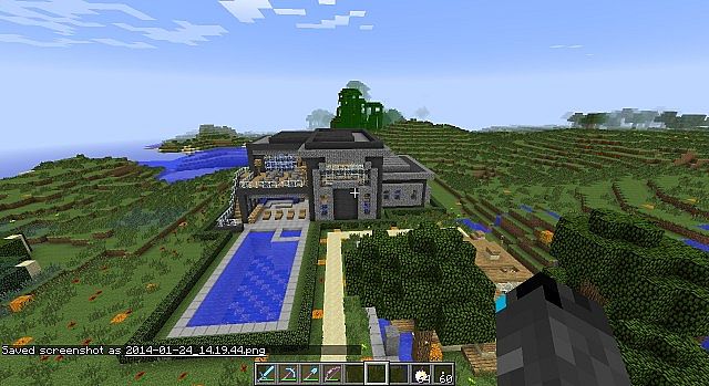 Really neat survival LAN/Multiplayer town Minecraft Map