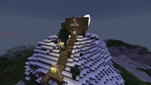 Mountain Top House Minecraft Map